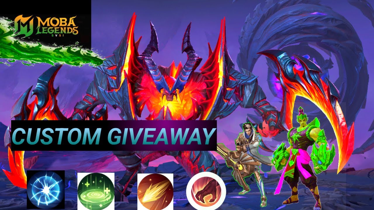 custom giveaway moba legend / Hyper Man #mobalegends5v5 - YouTube