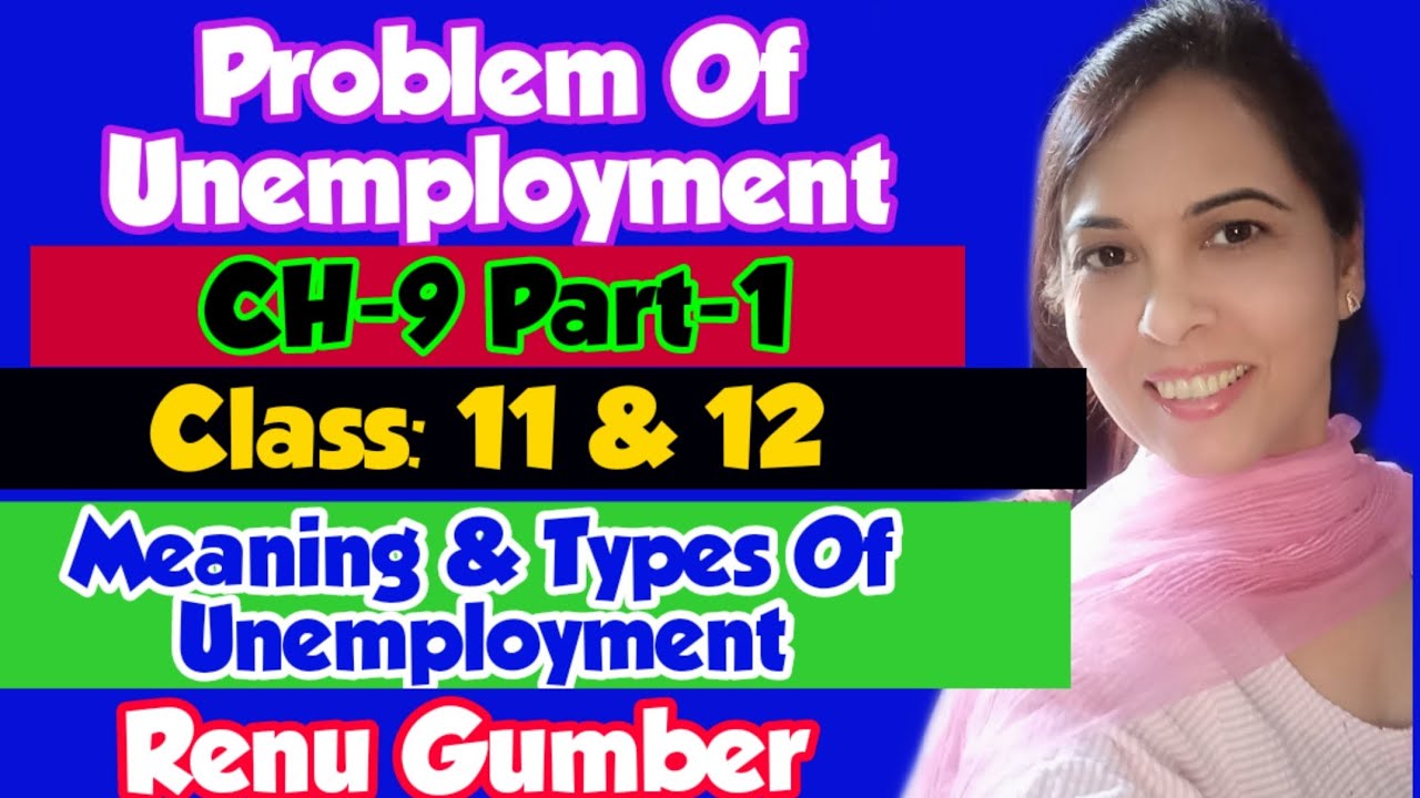 #15 Problem Of Unemployment Meaning & Types of Unemployment || Indian ...