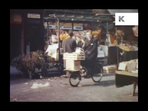 1950s Soho, London, Colour Footage - YouTube