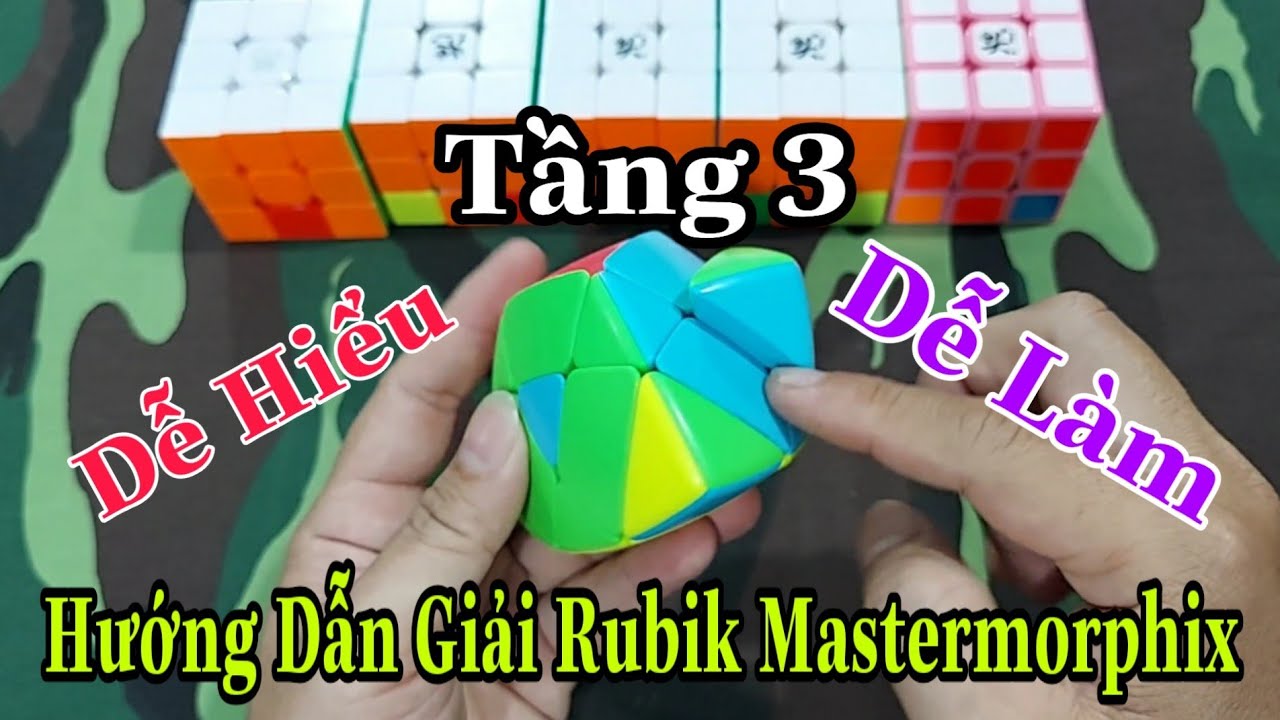 Hướng Dẫn Giải Rubik Mastermorphix Tầng 3 ( Cube Rubik ) - YouTube
