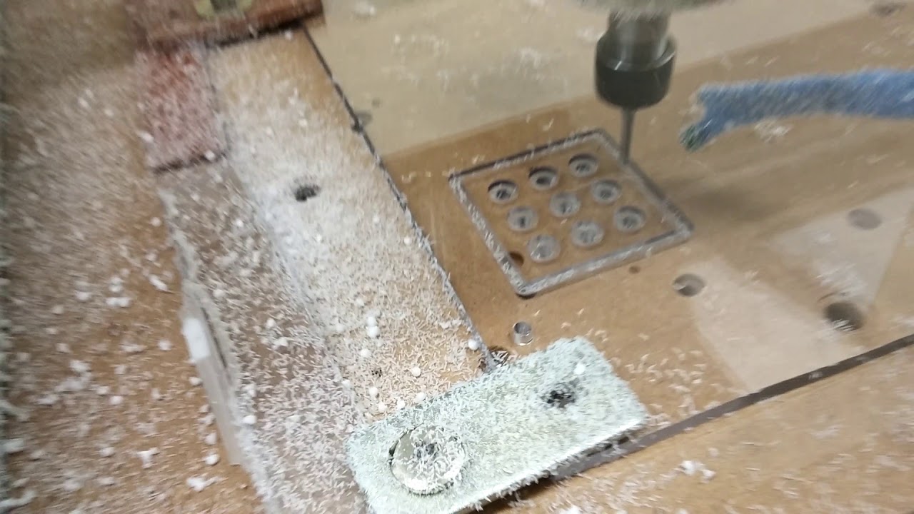 CNC polycarbonate processing - YouTube