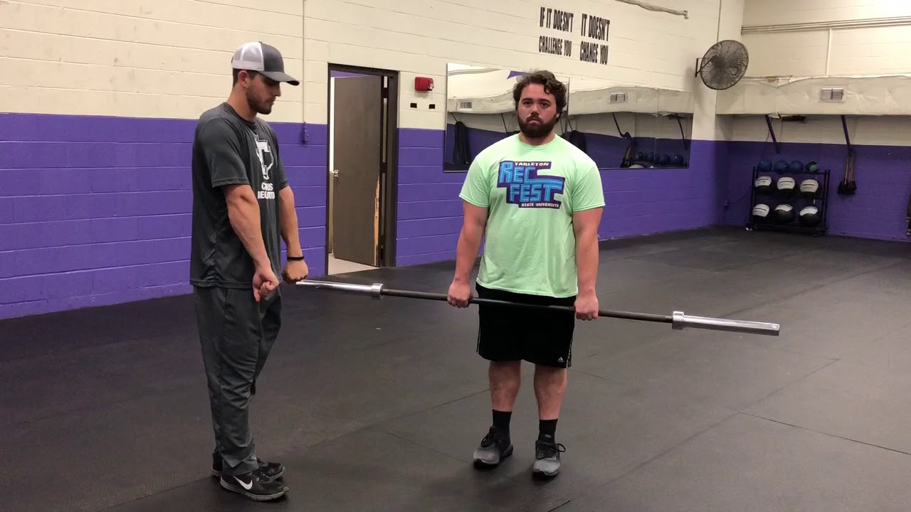 Barbell Upright Row - Vertical Pull - YouTube