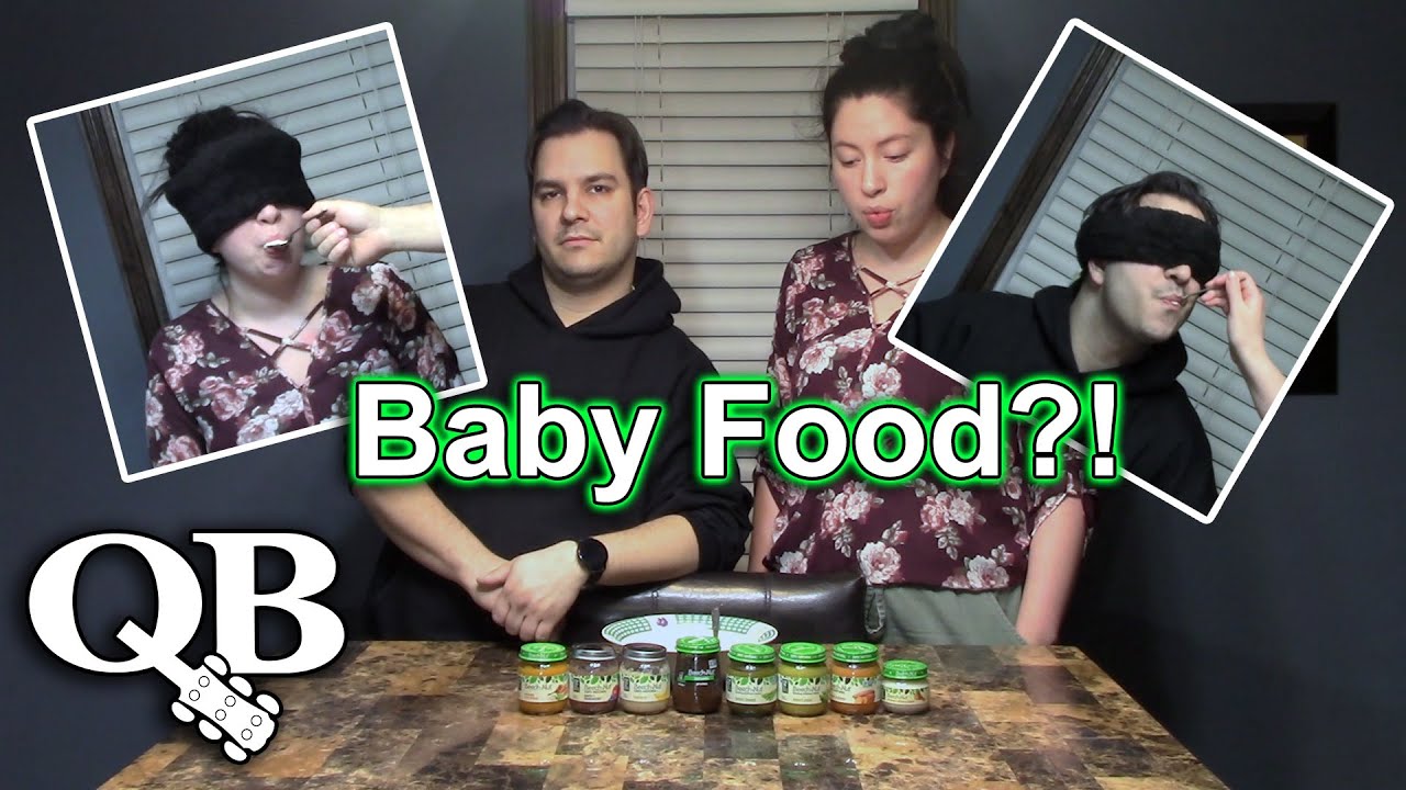Baby Food Challenge (Blindfolded Taste Test!) - YouTube