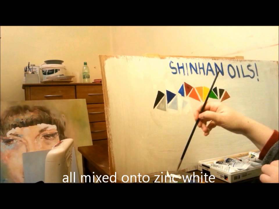 ShinHan oil paint demo time lapse - YouTube