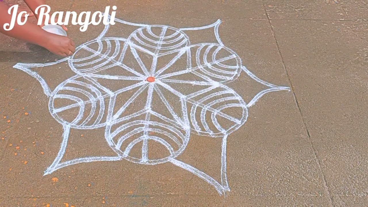 diwali festival rangoli/diwali festival/easy diwali biginners rangoli ...