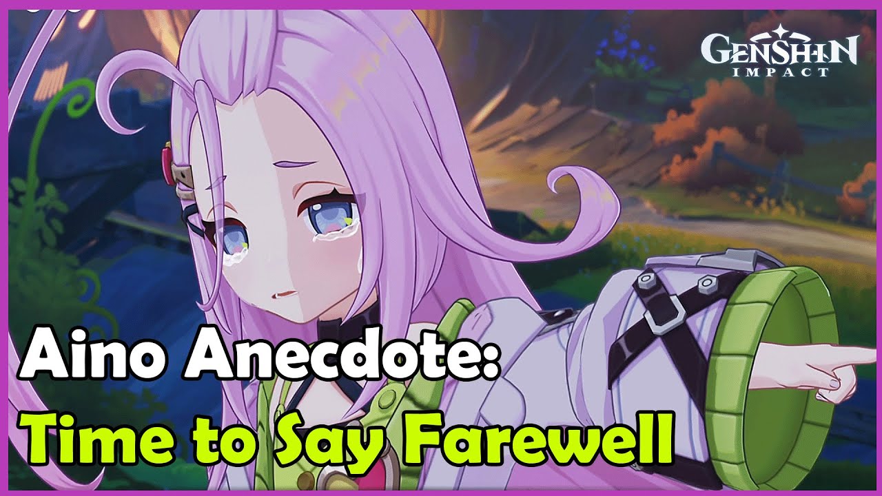 Aino Anecdote: Time to Say Farewell | Aino, Ineffa and Lauma | Anecdote ...