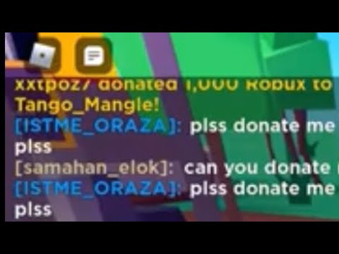 SOMEONE DONATED ME 4.35K ROBUX IM SHOCKED - YouTube