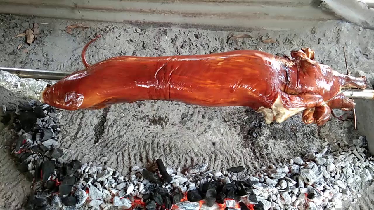 whole pig lechon(subic zambales) 09091369470 cebu style - YouTube