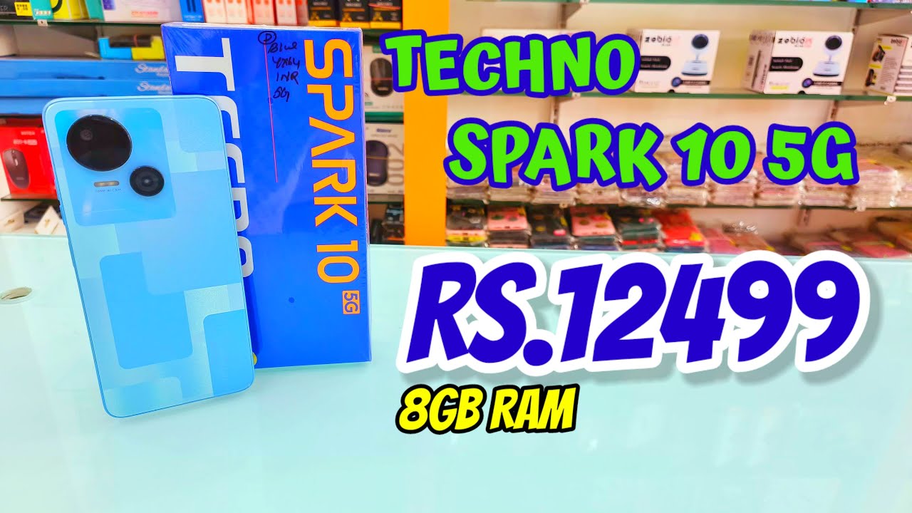 Techno Spark10 5G ₹12499* Iconic Design*Dimencity6020* 📸50MP LOW budget ...