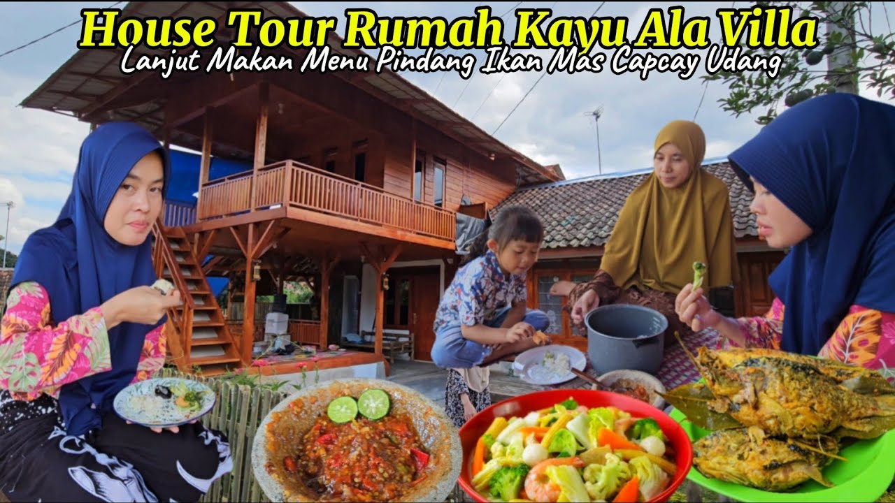 Eps 63 !! Yuk Kita HOUSE tour Saung Mini Villa Tipis-tipis - YouTube
