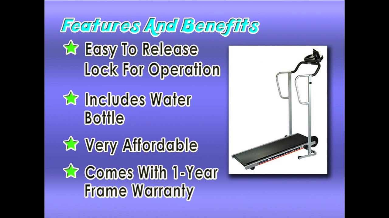 Best Treadmill Reviews : Phoenix 98510 Easy-Up Manual Treadmill Review ...