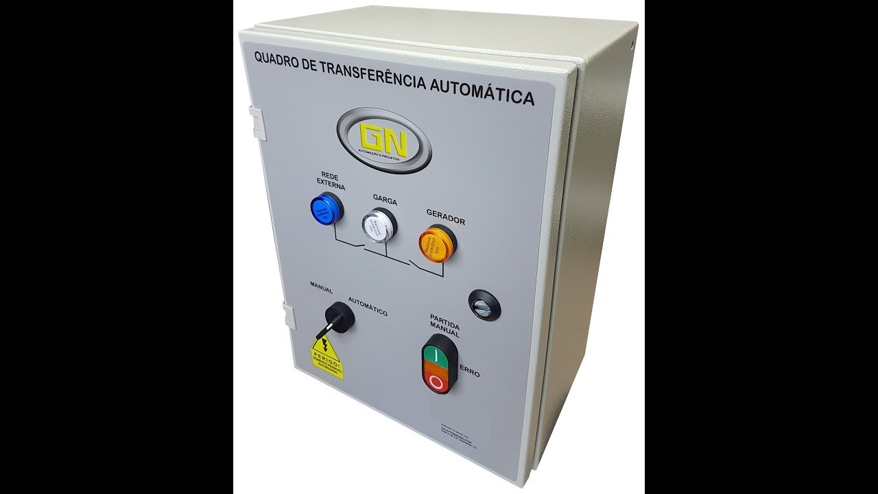 QTA PAINEL TRANSFERENCIA AUTOMATICA ( ATS ) 70A - YouTube