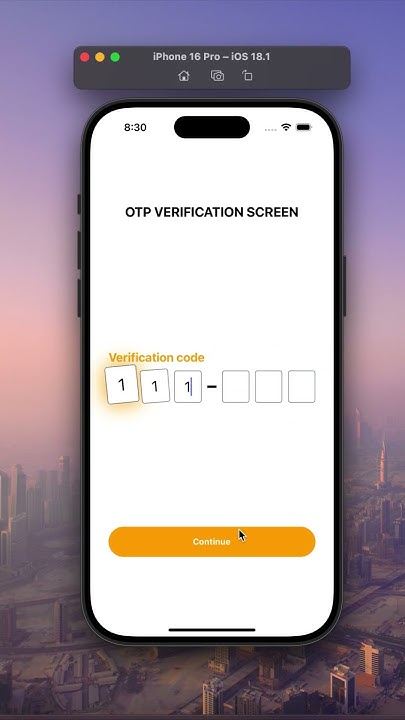 Custom Animated Verification Input Component in React Native - YouTube
