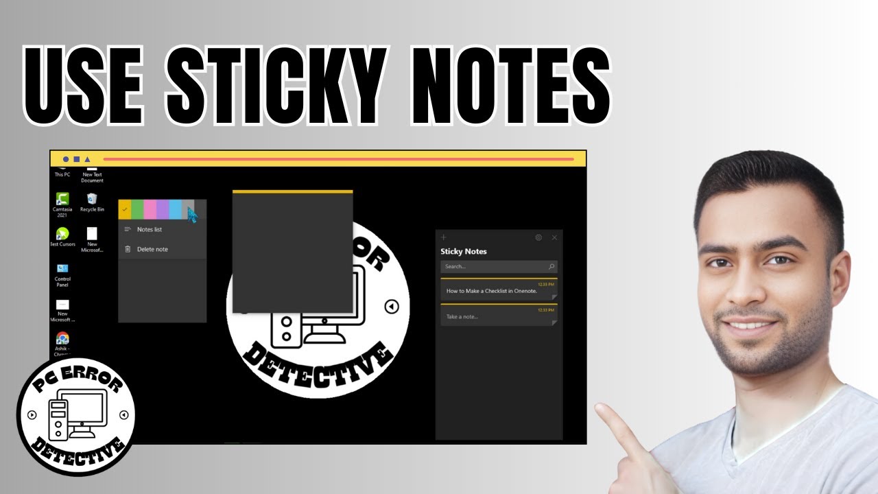 How to Use Sticky Notes on Windows | Simplify Your Notes - YouTube