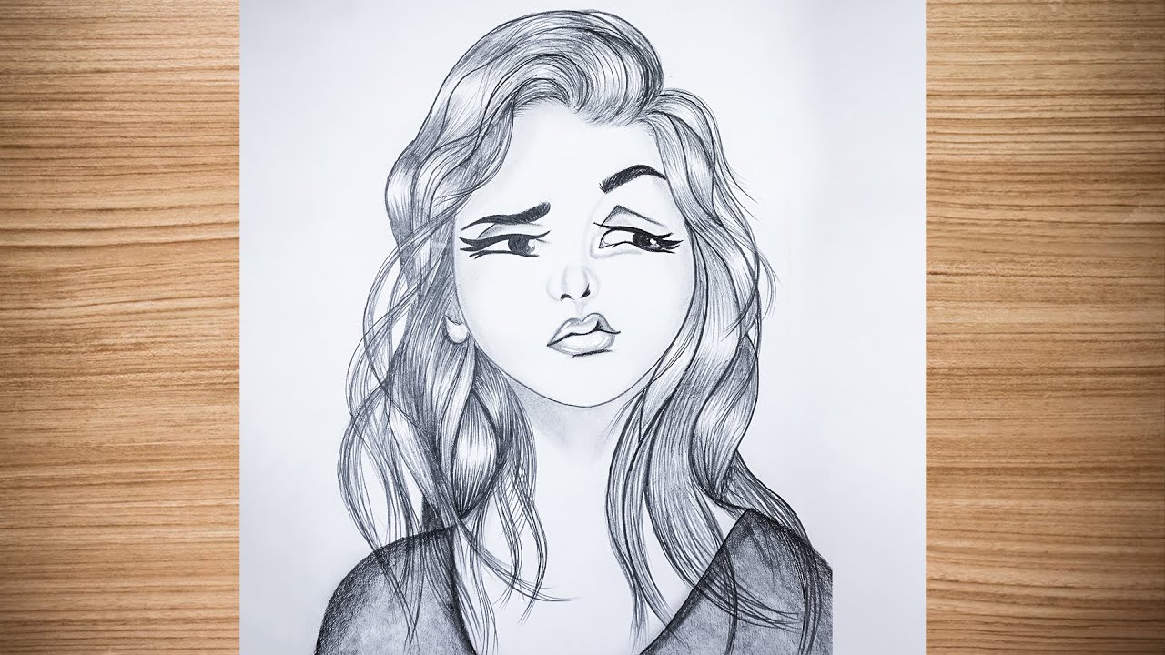 How to Draw a Girl with Attitude: Step-by-Step Guide | # Ismat_Ara _Art ...