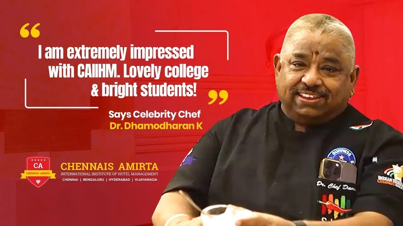 Celebrity Chef and SICA President, Dr. Dhamodharan | Cake Mixing ...