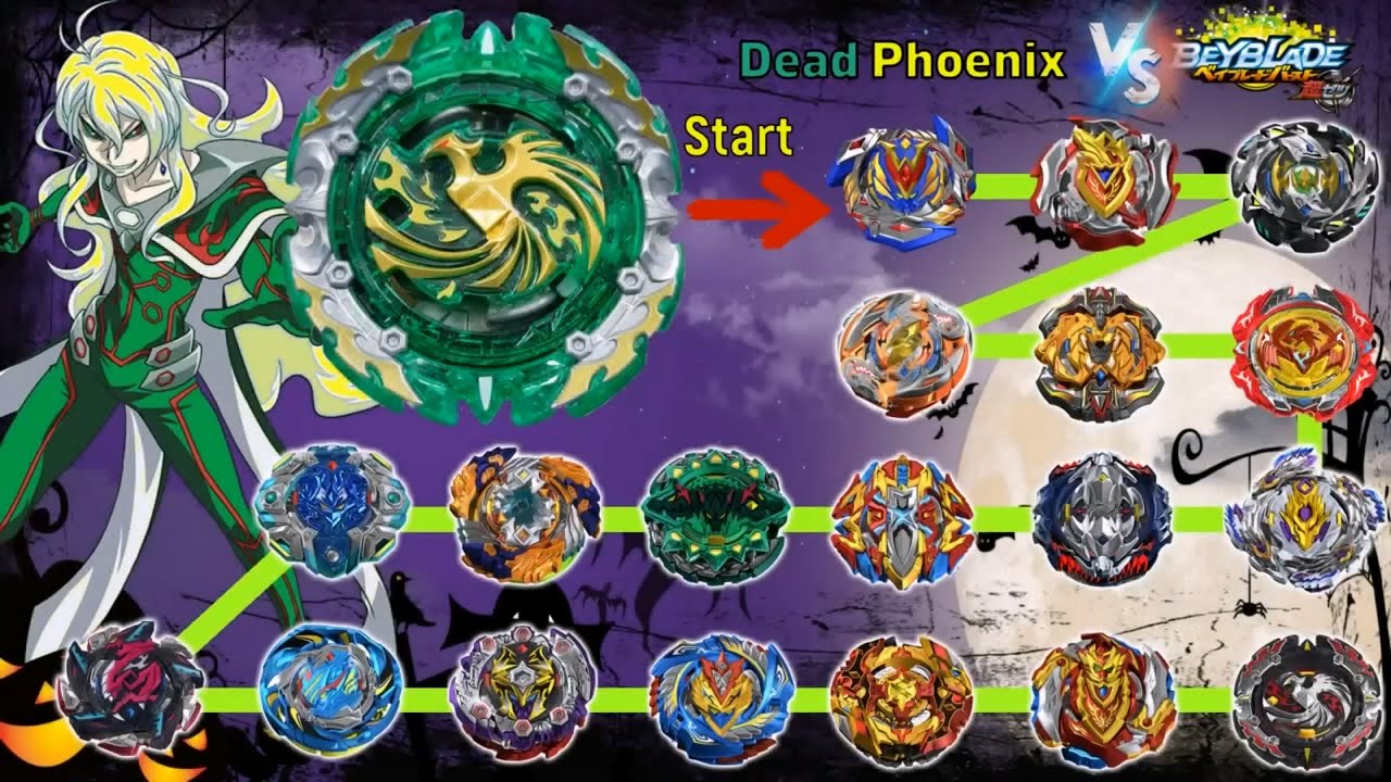 【Poison Phoenix VS Beyblade Burst Cho-Z marathon Battle】 ベイブレードバースト 베이 ...
