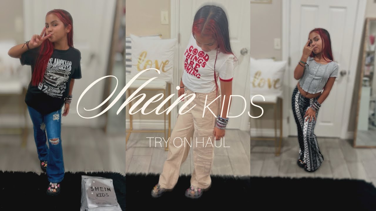 SHEIN KIDS Try On Haul | AKJ Vlogs - YouTube
