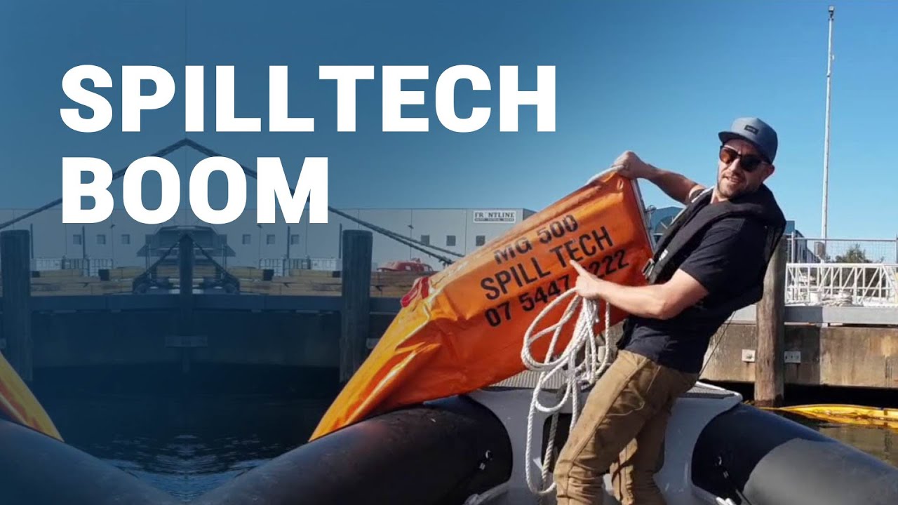 Deploying the Spilltech boom - YouTube
