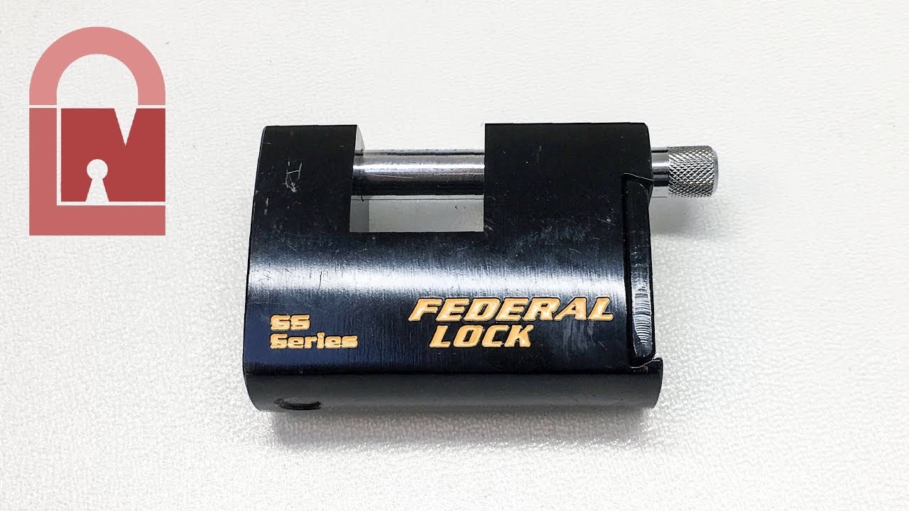 Awesome Federal 731 Padlock Pick and Gut - YouTube