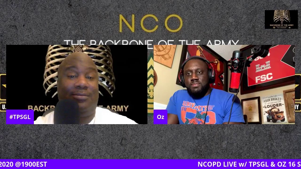 NCOPD LIVE w/SSG ShaKeia Dunn - YouTube
