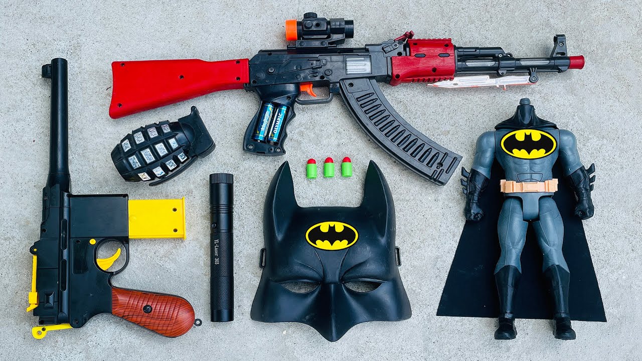 Hero Batman Action Series Guns & Equipment - AK47 AR Gun, Grenade ...