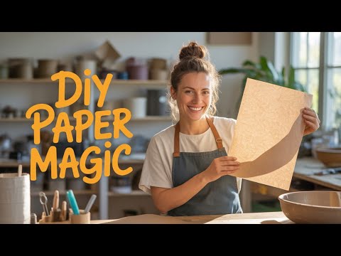 DIY Handmade Paper Making in 5 min| Recycled Paper |Handmade paper ...