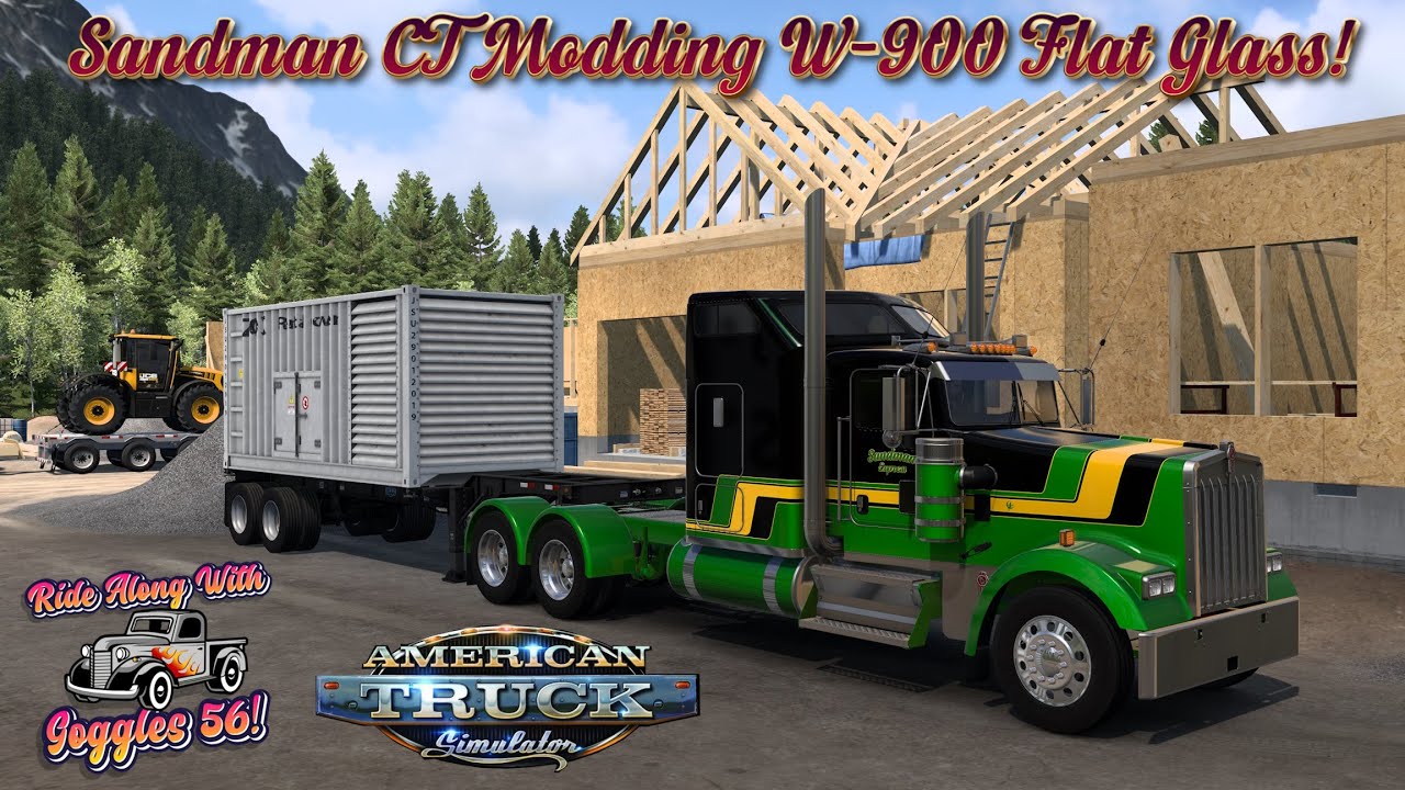 ATS | Sandman CT Flat Glass Work in Progress. First Look! - YouTube