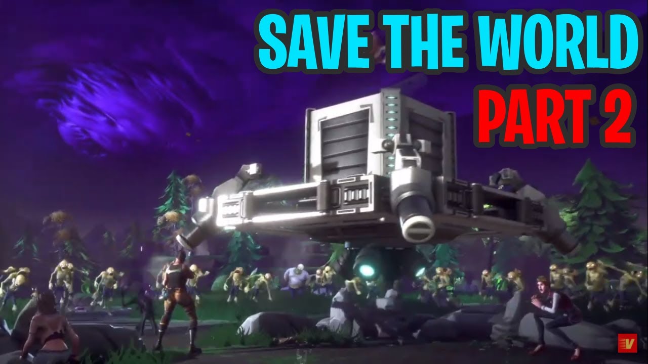 FORTNITE: Save The World - Gameplay Walkthrough Part 2 - HOMEBASE - YouTube