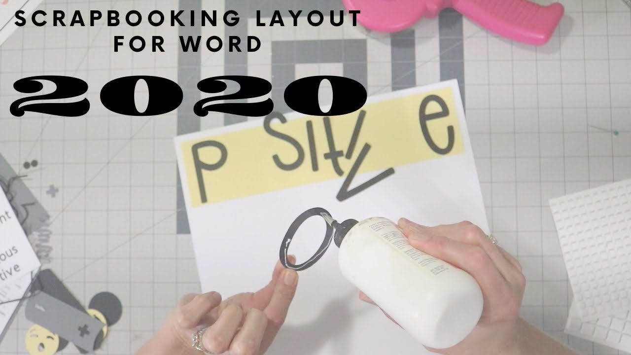 2020 Word | Scrapbooking Layout - YouTube
