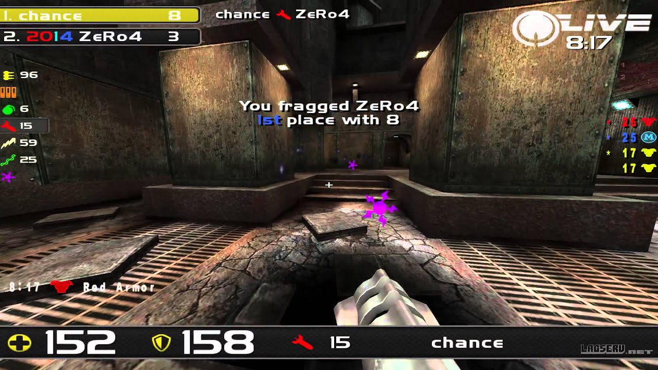 ZeRo4 vs chance - Quakecon 2014 Single Elimination Round 2 (Quake Live ...