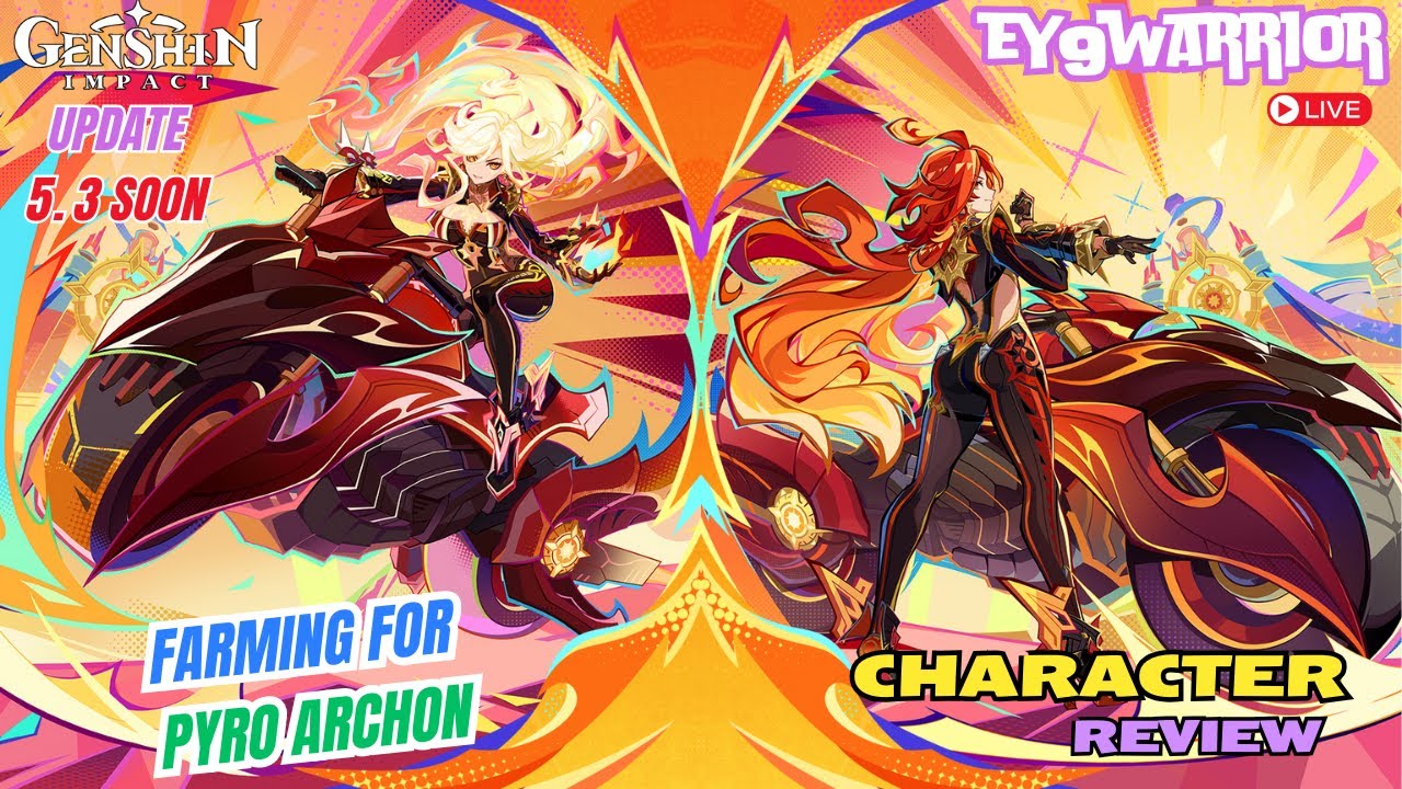 🔴[AR 57]"5 DAYS TO GO & Farming Primo For Pyro Archon & Genshin Account ...
