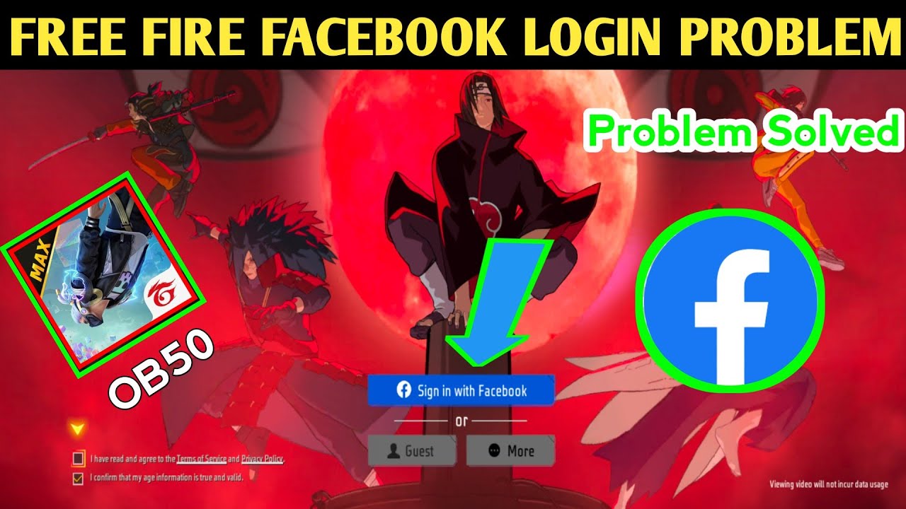 free fire facebook login problem| free fire login problem | free fire facebook id login problem ...