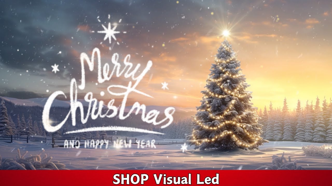 Visual Led Noel - Merry Christmas - Giáng Sinh | Xmas Vj Loop - Video ...