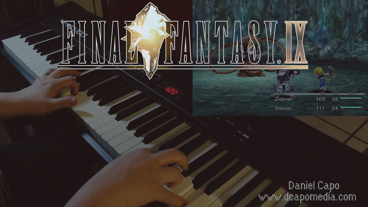 Final Fantasy IX ~ Battle Theme + Victory Fanfare (Piano Arrangement ...