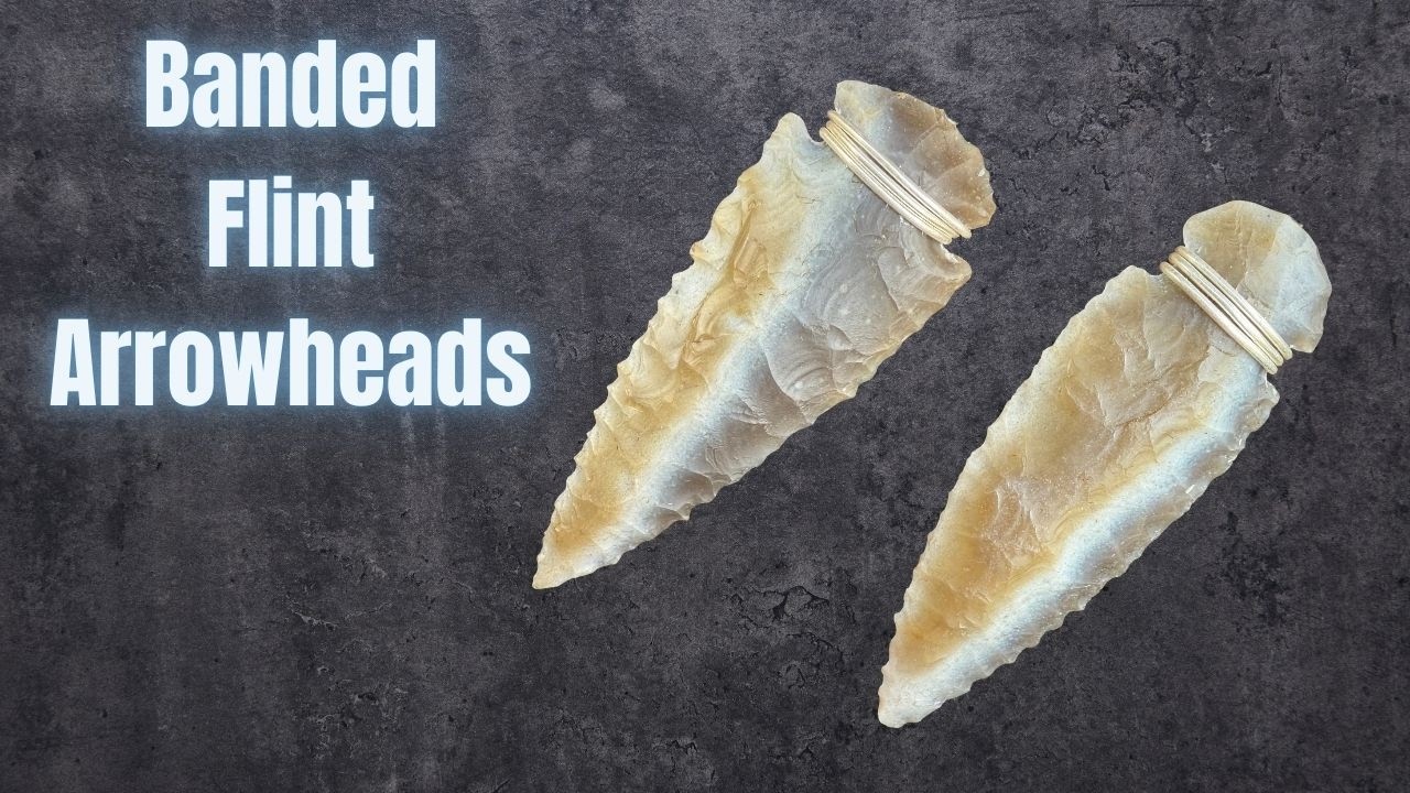 Flint Knapping a Banded Neolithic Arrowhead - YouTube