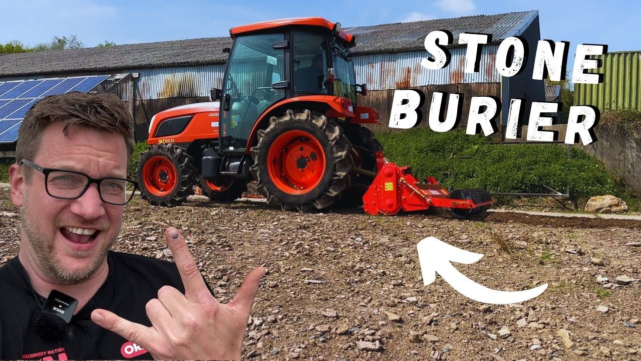 How Much Stone can a STONE BURIER Bury? We TEST a WINTON Stone Burier ...