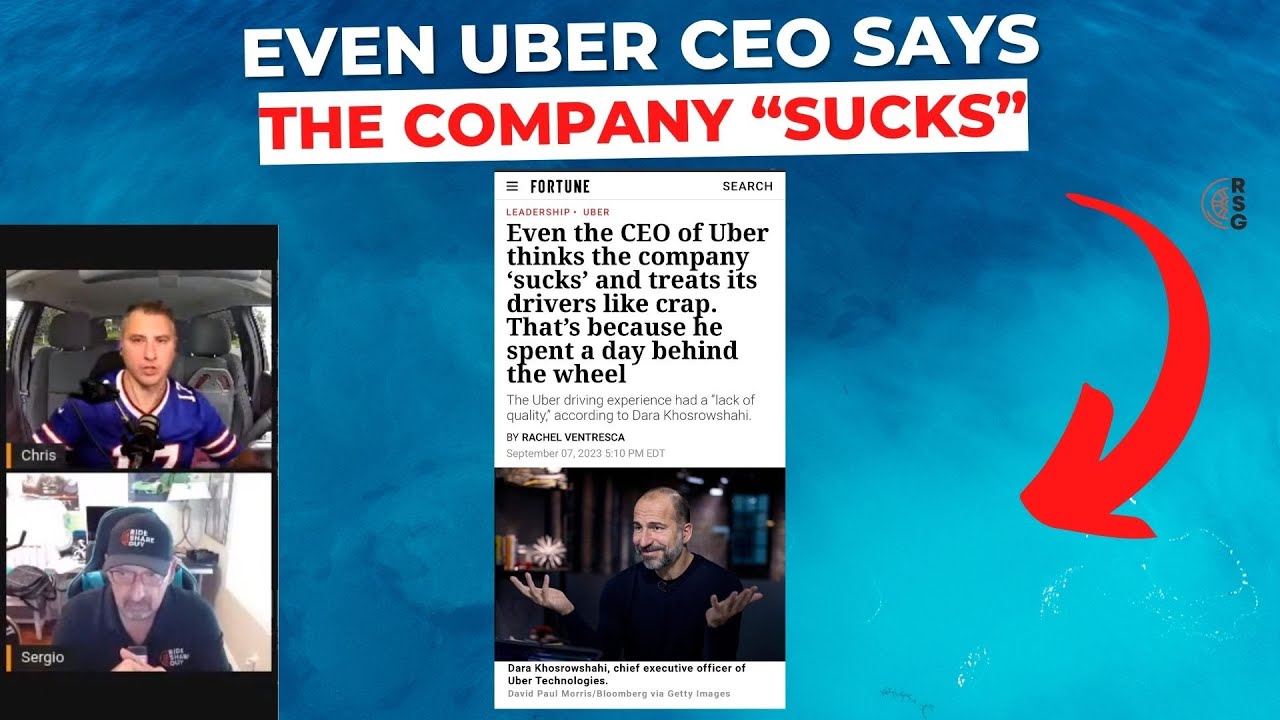 Even The Uber CEO Says The Company "Sucks" - YouTube