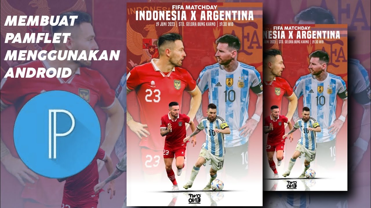 Cara Membuat Pamflet/Poster Jadwal Sepak Bola Dengan Mudah Menggunakan ...