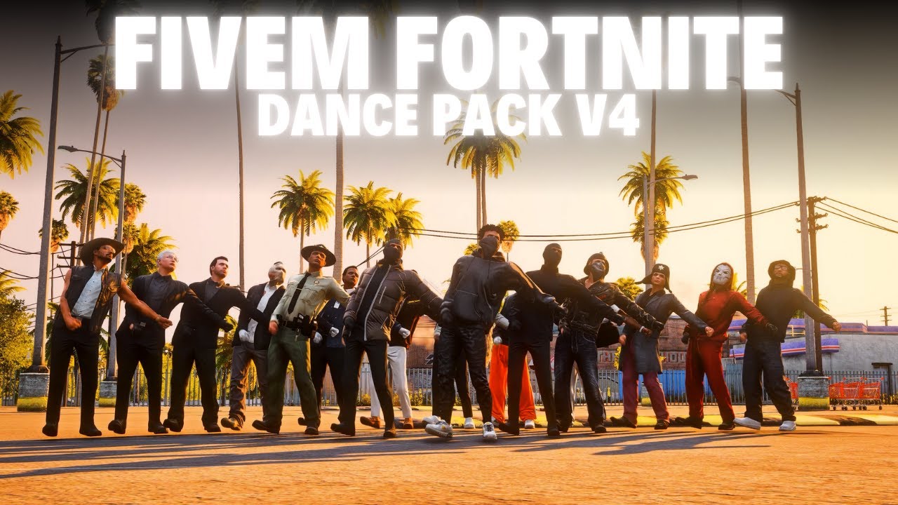 New Fortnite FiveM Dance Emote Pack V4 (Jabba Switchway, Starlit and ...