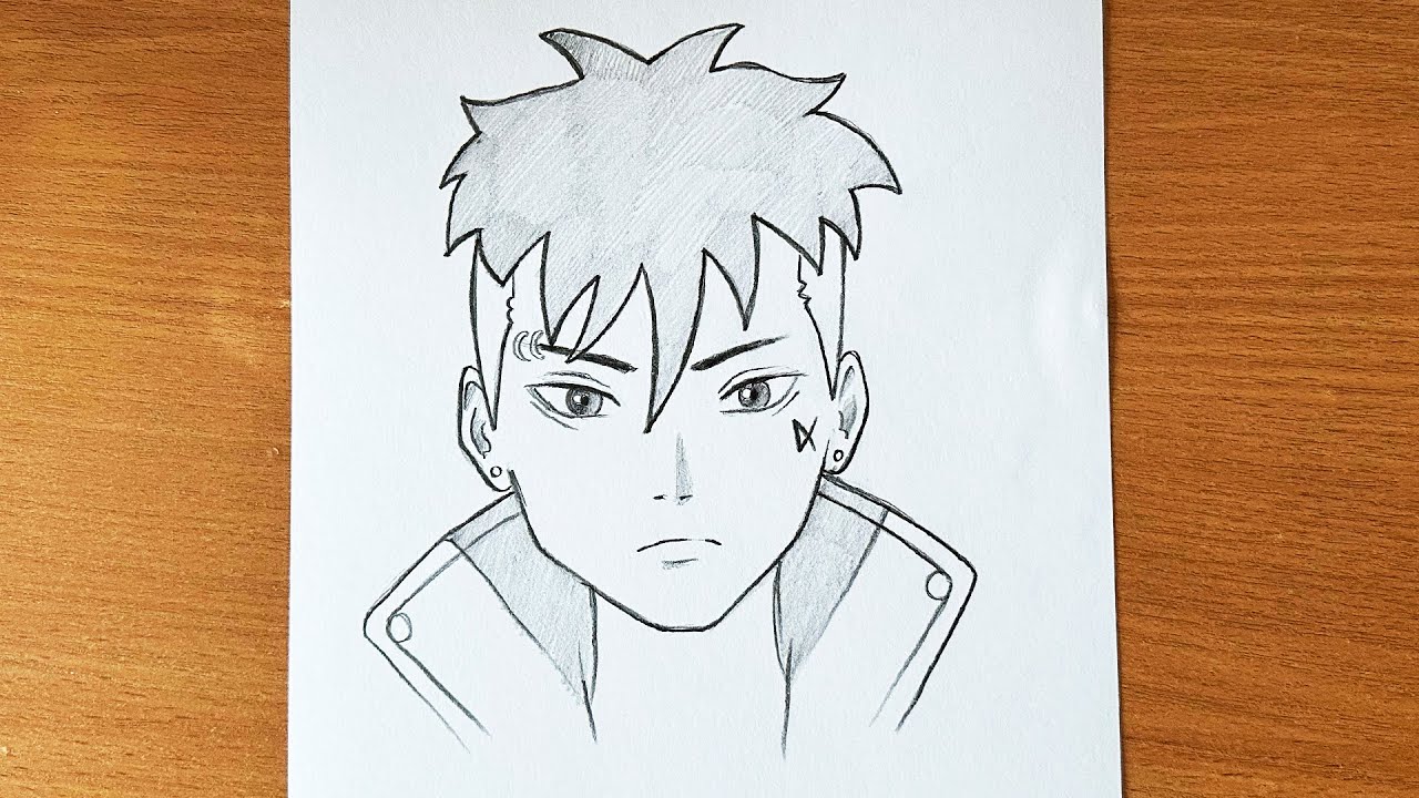 How to draw Kawaki from Boruto || How To Draw Anime easy - YouTube