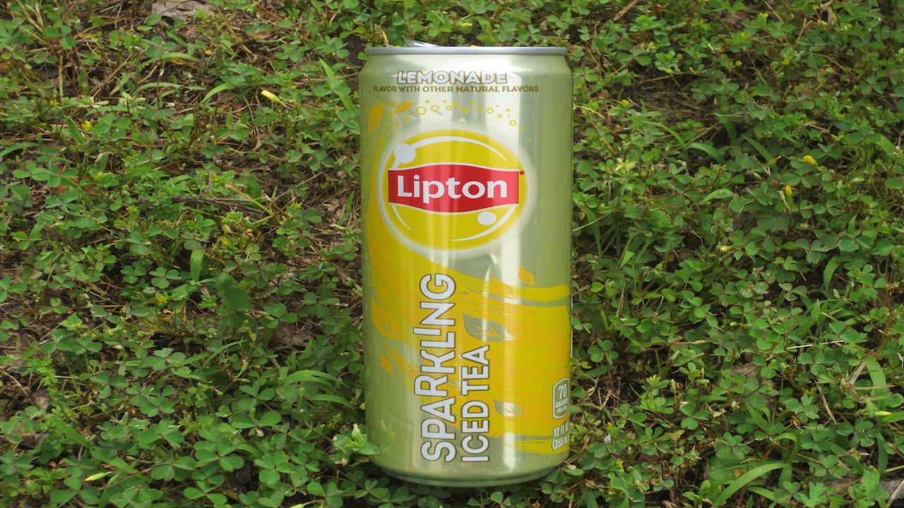 Lipton Sparkling Iced Tea - Lemonade Flavor (First Taste) - YouTube
