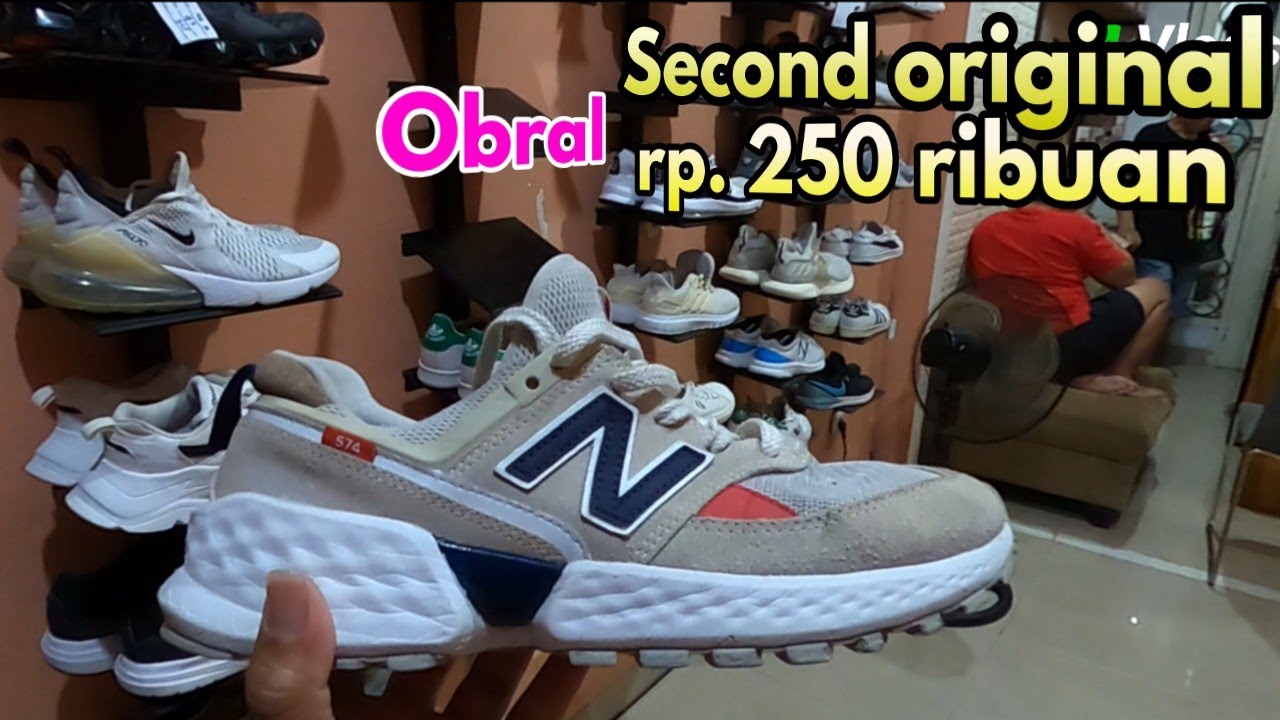 Review harga sepatu second original di kemayoran Jakarta Pusat - YouTube