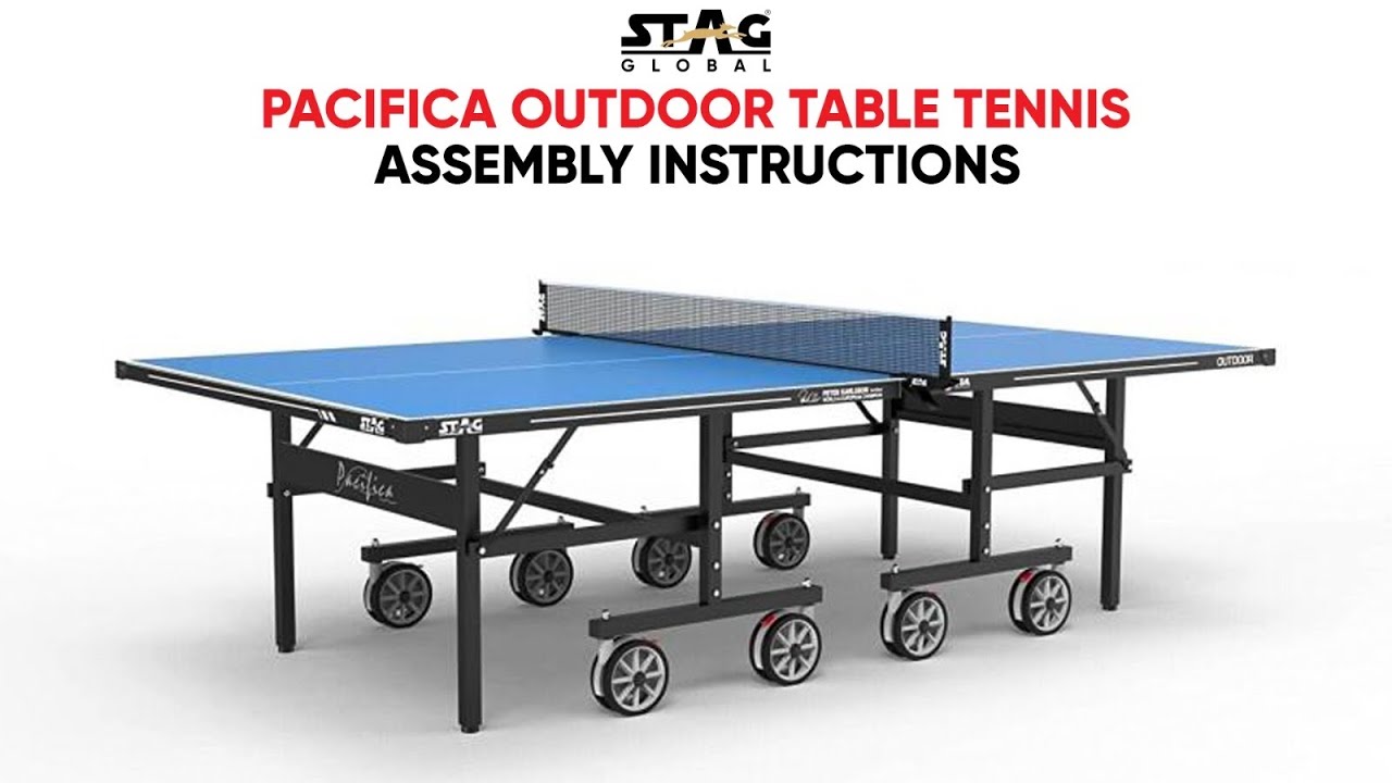 Stag Pacifica Table Tennis Table : Assembly Instructions - YouTube