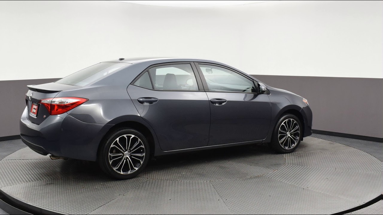2016 Slate Metallic Toyota Corolla 4dr Car #P11531 - YouTube