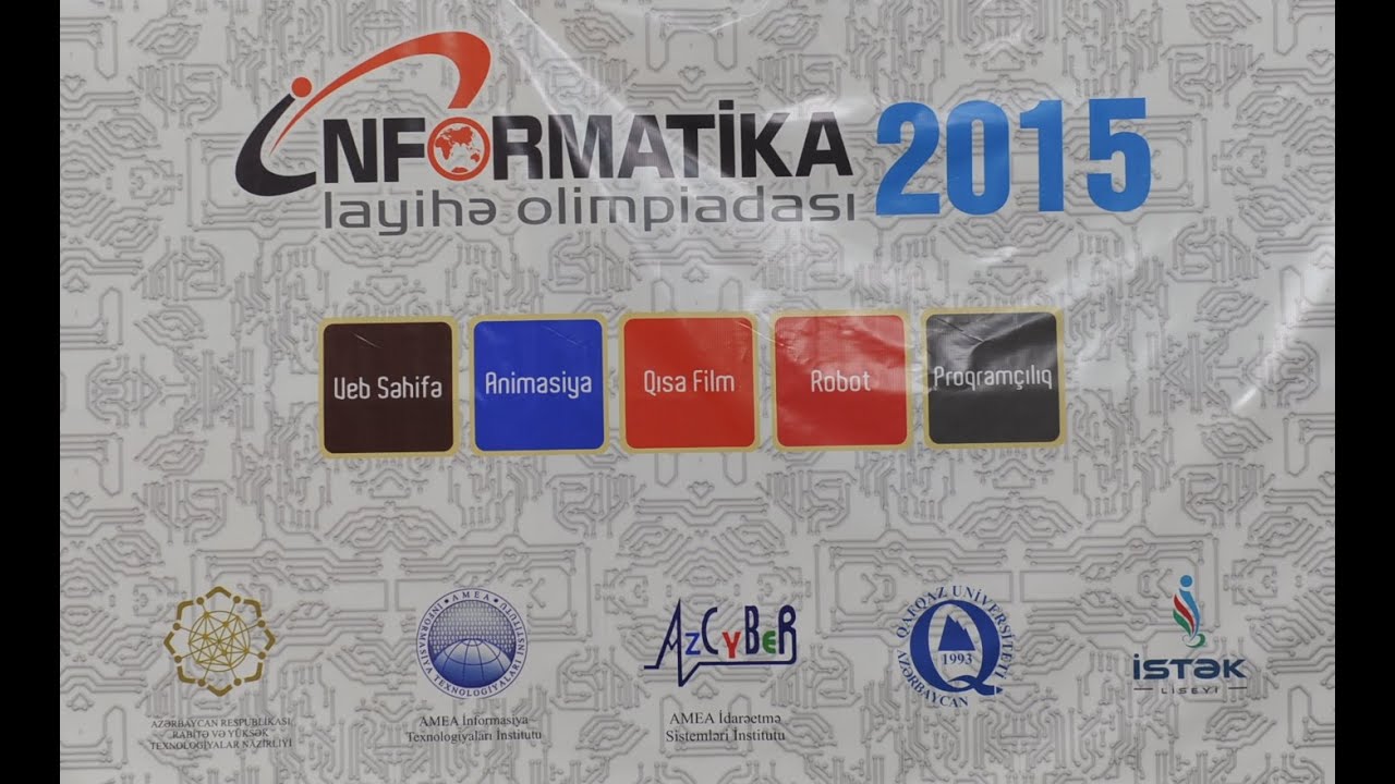 VIII İnformatika Layihə Olimpiadası 2015 - YouTube