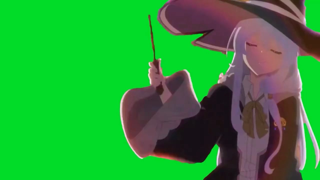 Elaina Wandering Witch Green Screen - YouTube
