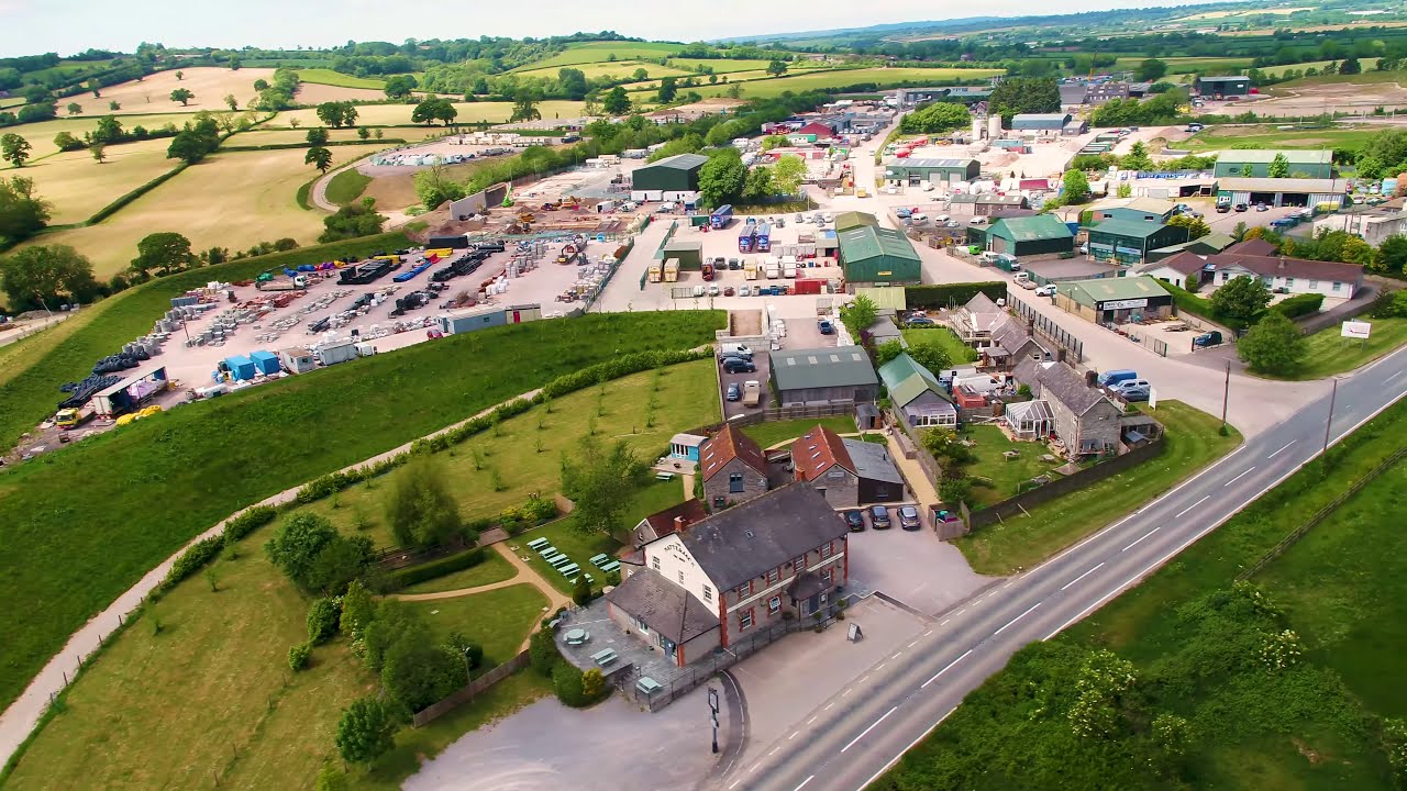 Evercreech Junction Fly Over 2020 - YouTube