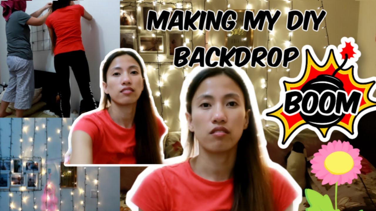 DIY BACKDROP FOR VLOGGING - YouTube