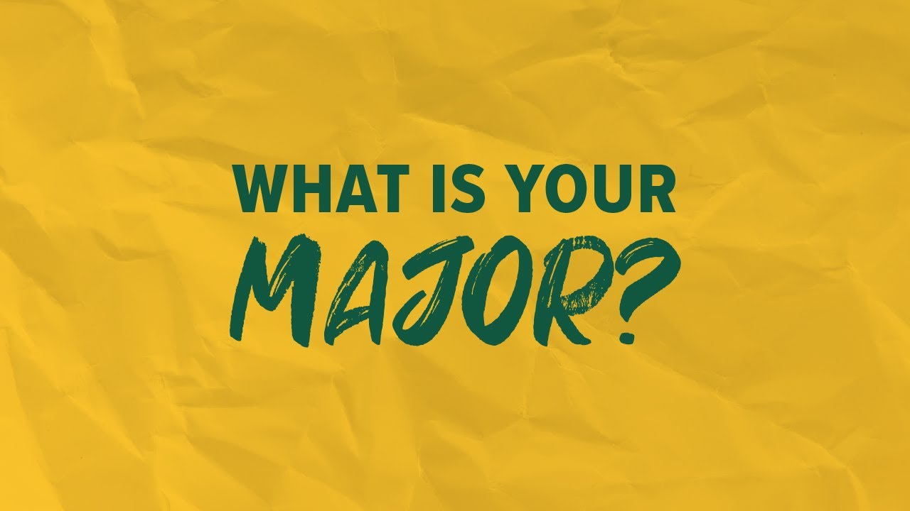 What is your major and why? 📚 - YouTube